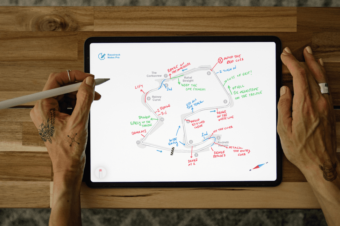 Racetrack Notes Puts You On the Path to Racing Victory
