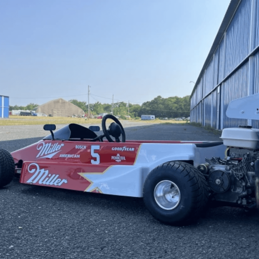 Go-Kart replica of Danny Sullivan's 1985 Indy 500 'spin and win' March ...