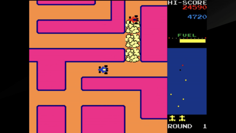 Racing Game History: Rally-X and New Rally-X