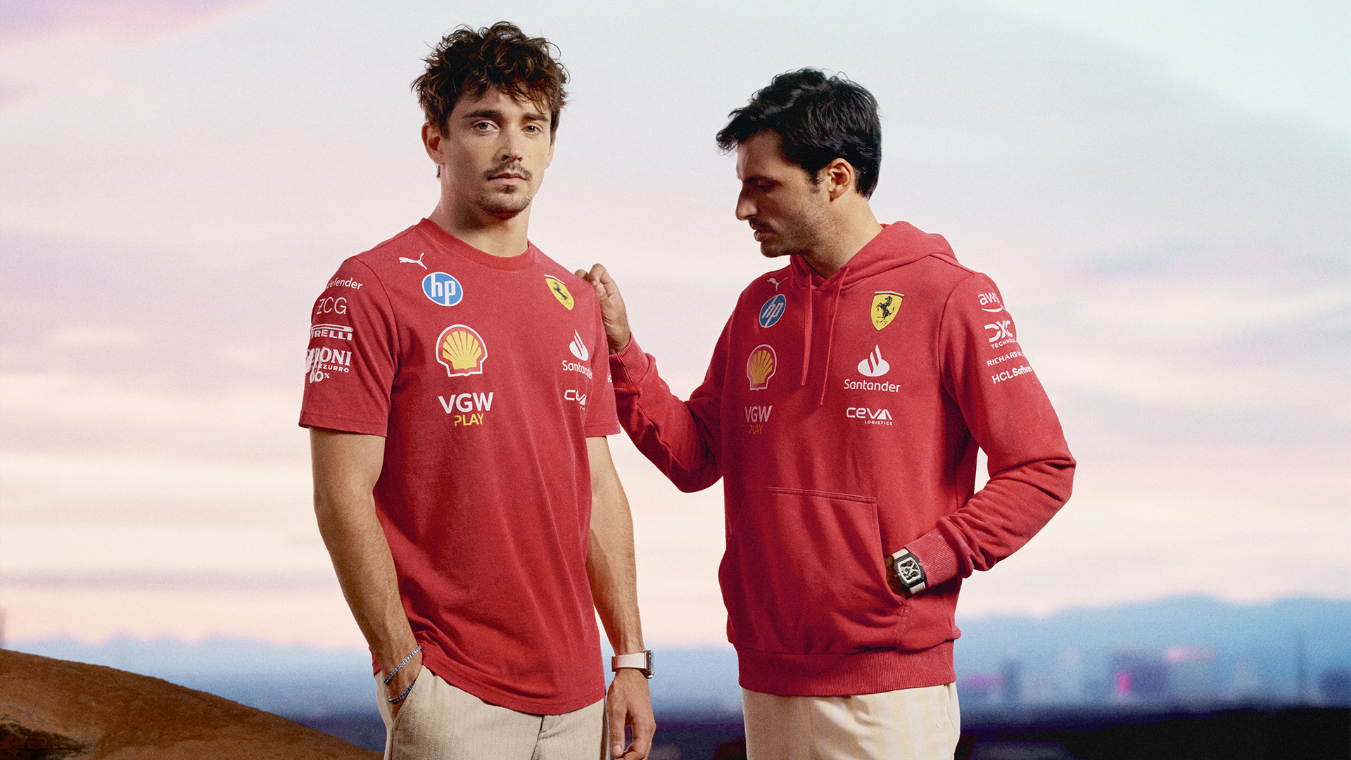 PUMA and Scuderia Ferrari HP unveil the Desert Sun Collection